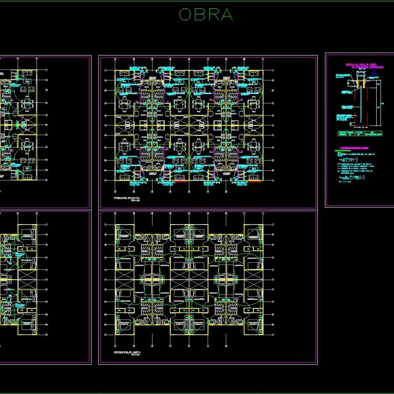 Electrical Installations In Modular Housing DWG Block for AutoCAD ...