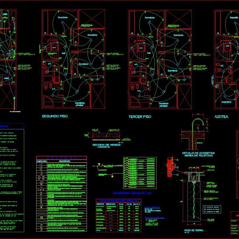 Electrical Project - House DWG Full Project for AutoCAD • Designs CAD