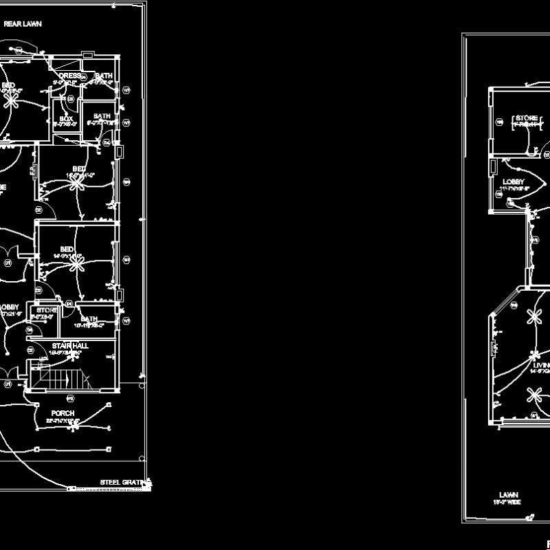 Electricity From A Home DWG Detail for AutoCAD • Designs CAD