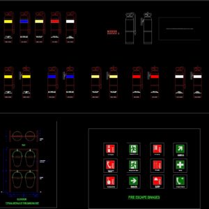 Fire Extinguishers;Fire Bucket DWG Block for AutoCAD | Designs CAD