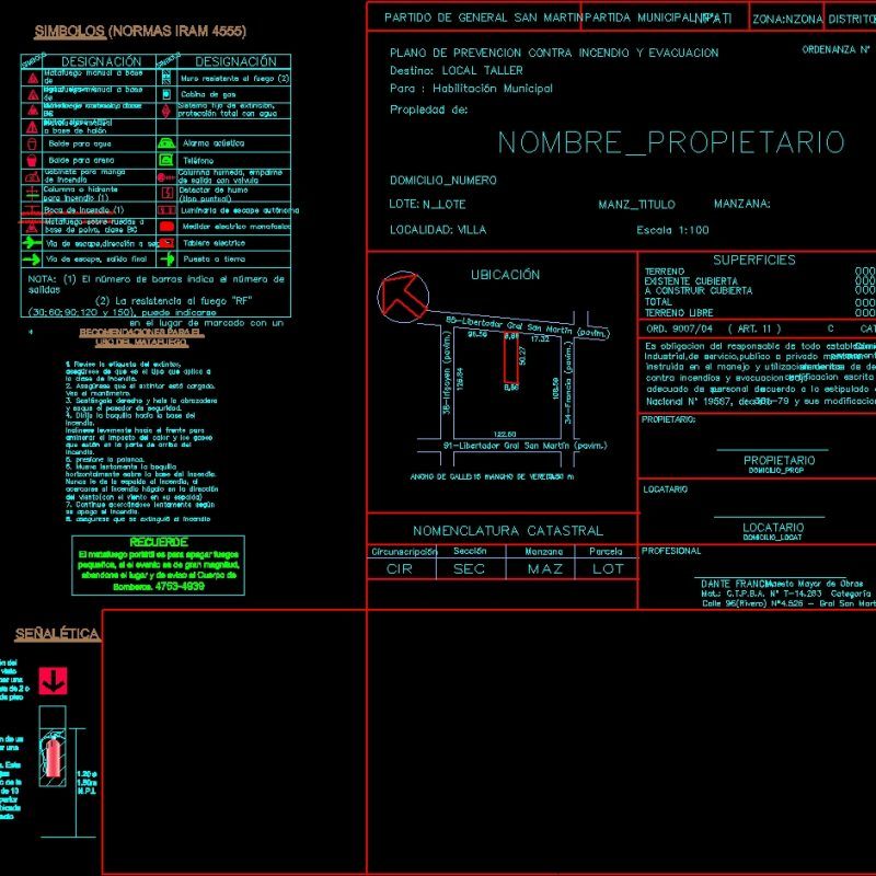 Fire Prevention - Symbols DWG Block for AutoCAD • Designs CAD
