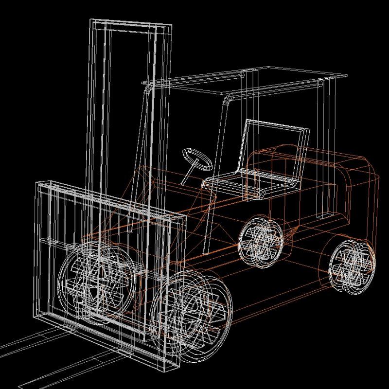 Freight Elevator 3D DWG Model for AutoCAD • Designs CAD