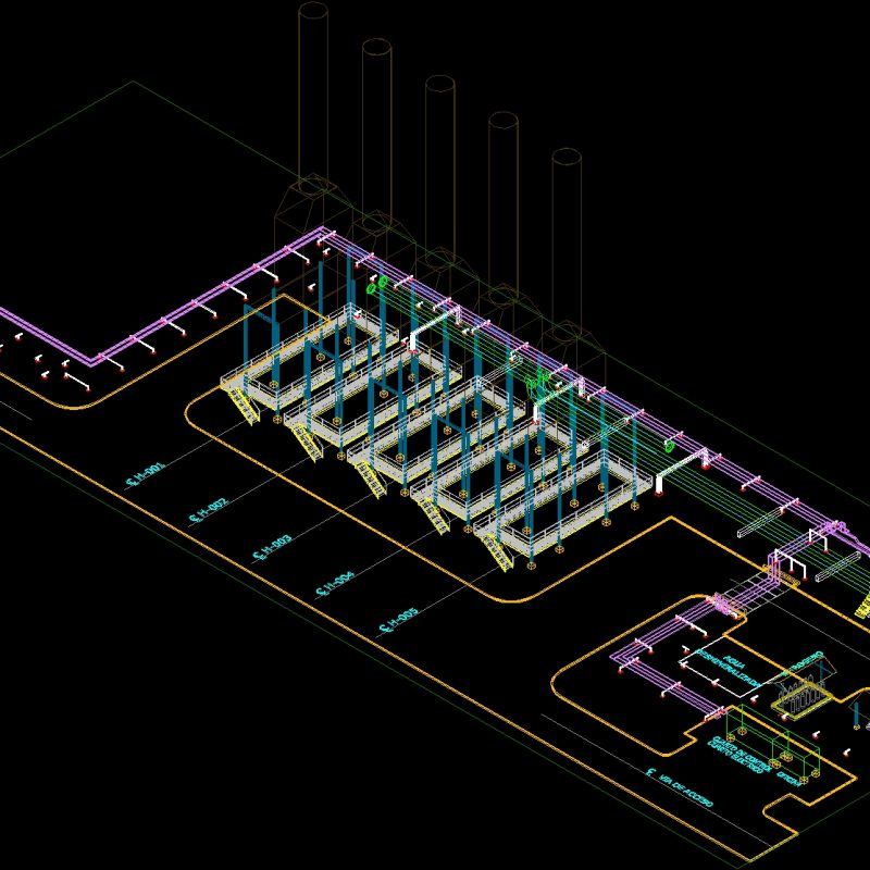 Furnace Yard 3D DWG Model for AutoCAD • Designs CAD