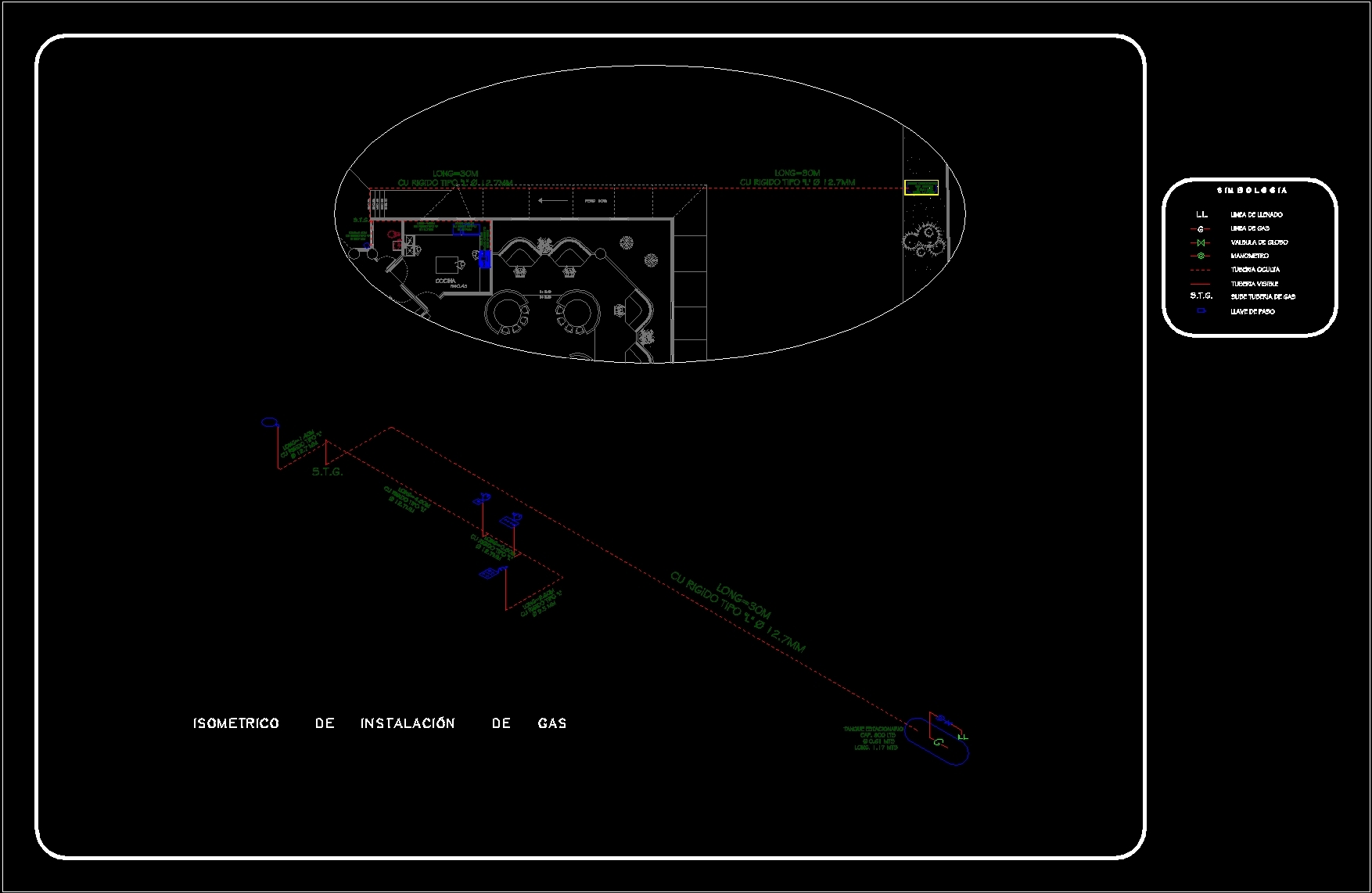 Gas Installation Details DWG Detail for AutoCAD • Designs CAD