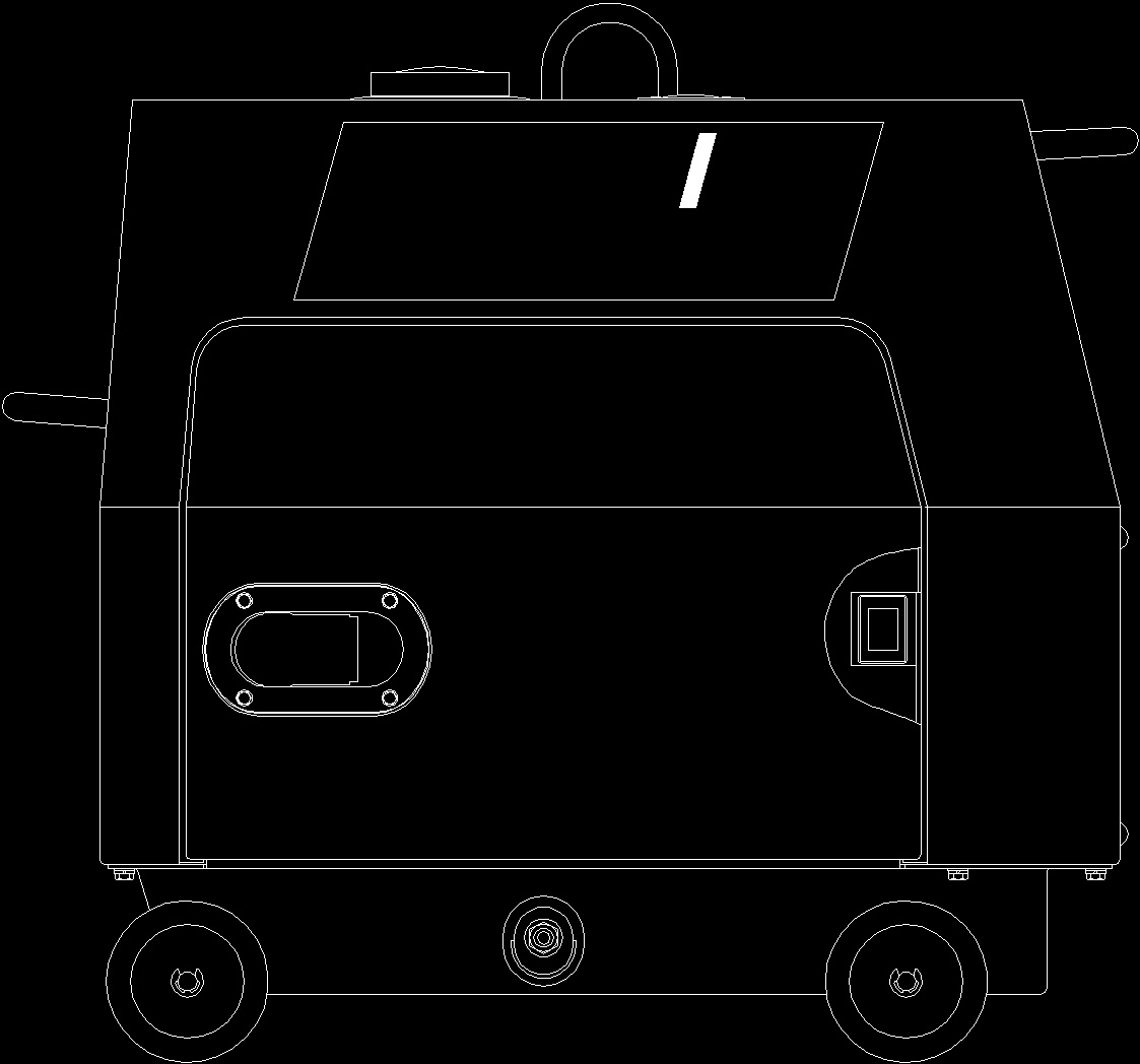 Generator Of Electric Current DWG Block for AutoCAD • Designs CAD
