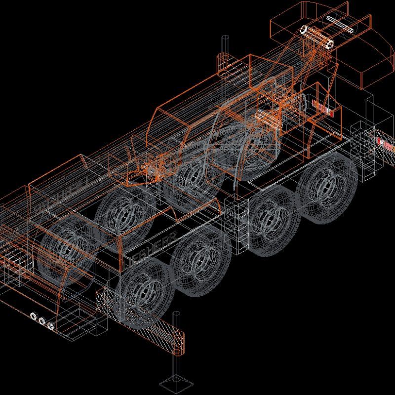 Grua Liebherr DWG Block for AutoCAD • Designs CAD