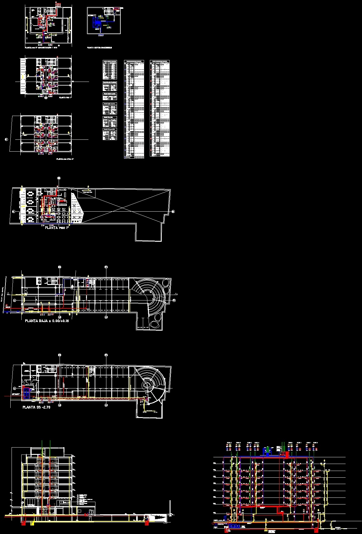 Hotel Sanitary Plumbing And Storm Drainage Design, Buenos Aires DWG ...