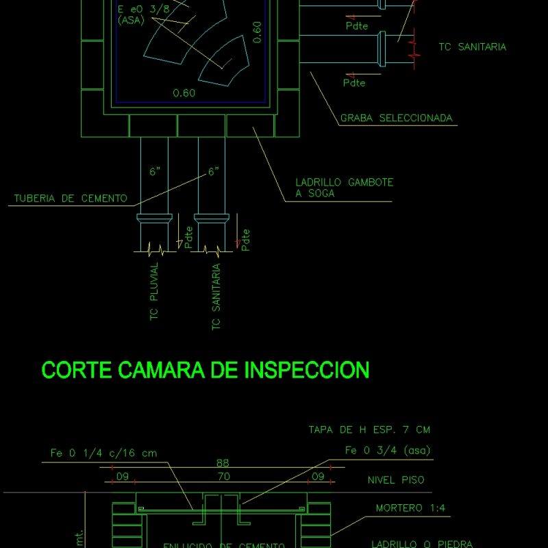 Inspection Chamber DWG Block for AutoCAD • Designs CAD