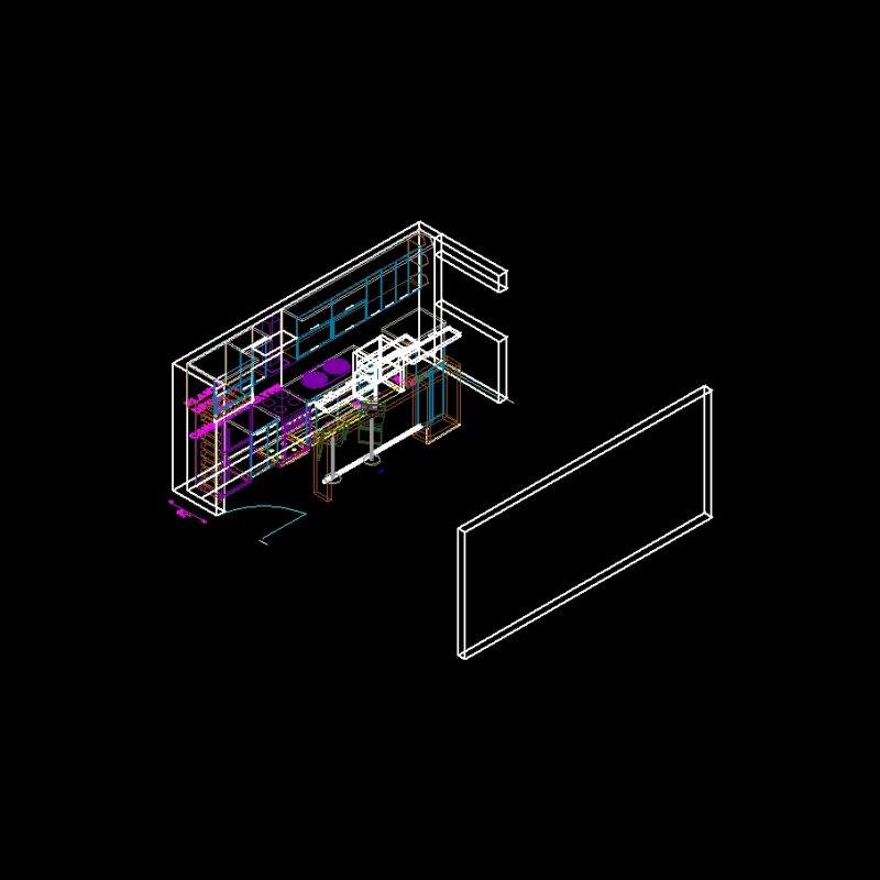Kitchen 3D DWG Model for AutoCAD • Designs CAD