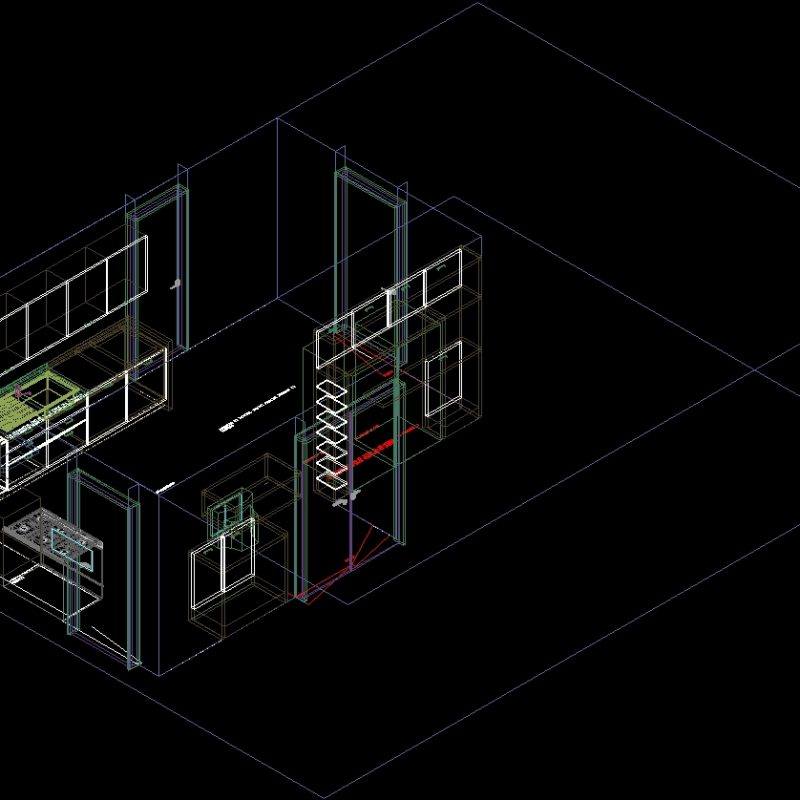 Kitchen 3D DWG Model for AutoCAD • Designs CAD