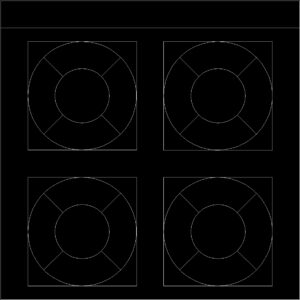 Kitchen Range With Hood DWG Block for AutoCAD | Designs CAD