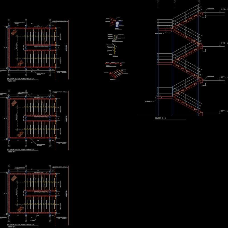 Ladder 2D DWG Plan for AutoCAD • Designs CAD
