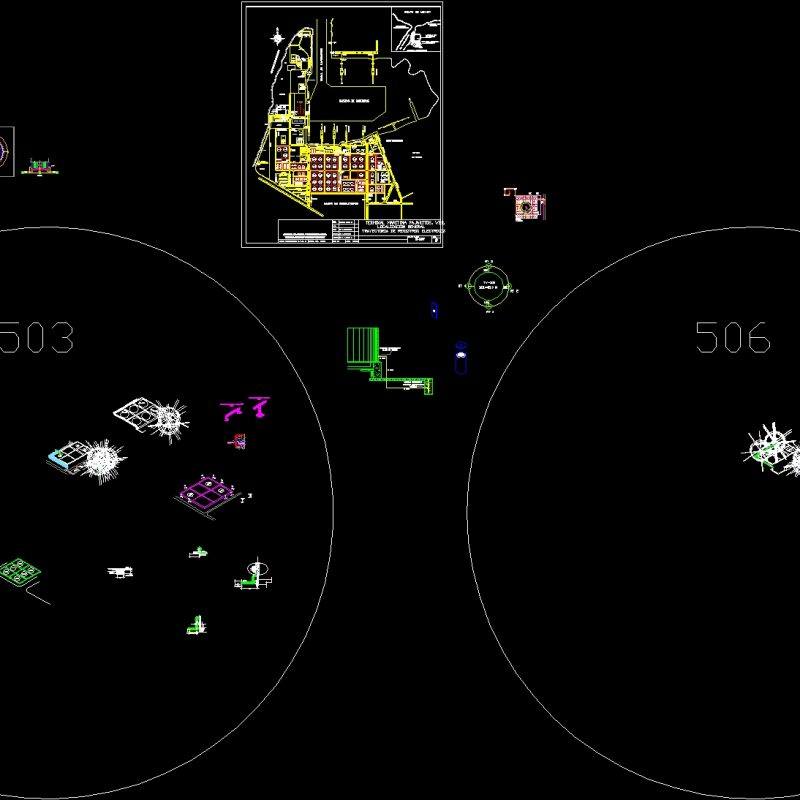 Lighting And Grounding System For Elevated Storage Tanks DWG Block for ...