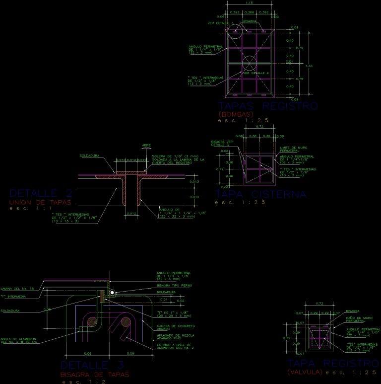 Manhole Covers DWG Detail for AutoCAD • Designs CAD