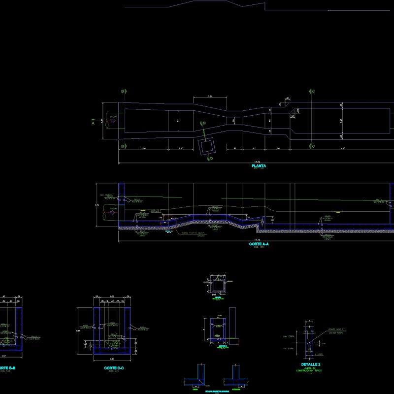 Meter Parshal DWG Block for AutoCAD • Designs CAD