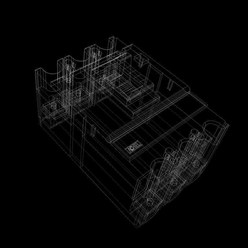 Mg Mccb Ns100 3D DWG Model for AutoCAD • Designs CAD