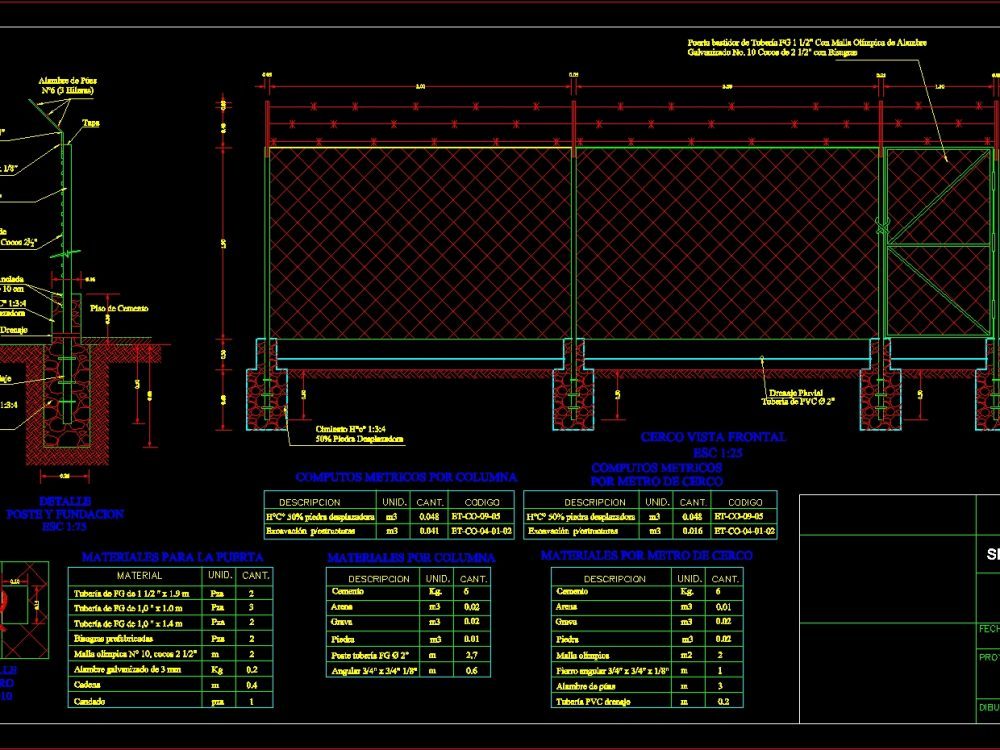 olympic_mesh_fence_dwg_detail_for_autocad_319 – Designs CAD