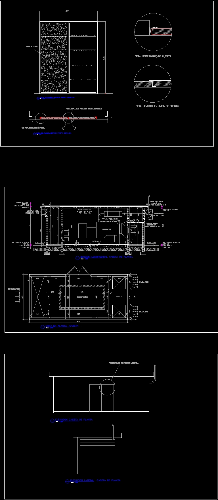 Platform Housing For Electrical Generator DWG Block for AutoCAD ...