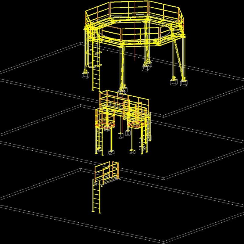 Platforms DWG Block for AutoCAD • Designs CAD