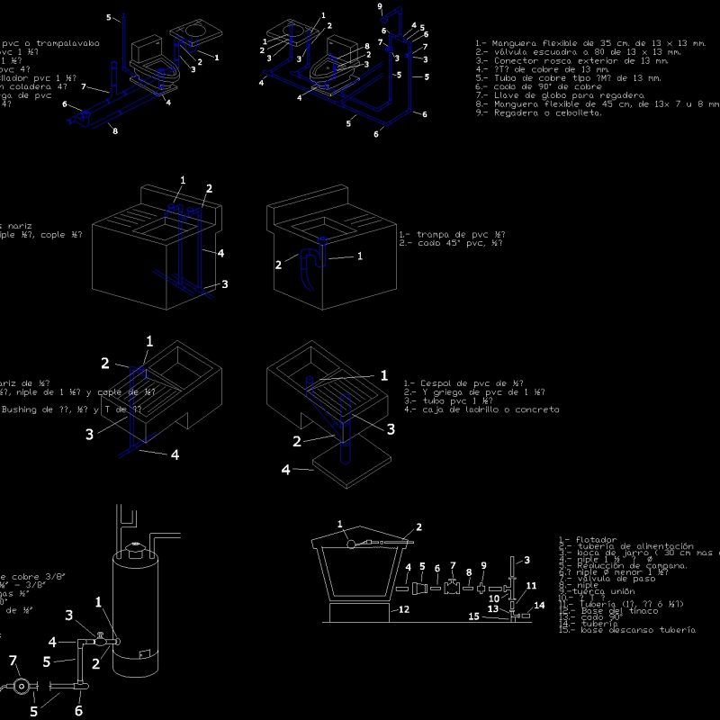 Plumbing- Isometric DWG Detail for AutoCAD • Designs CAD