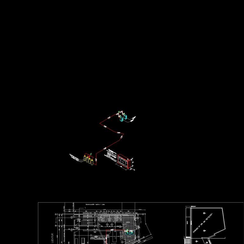 Propane Liquified Gas Installation In A Retail Store DWG Plan for ...