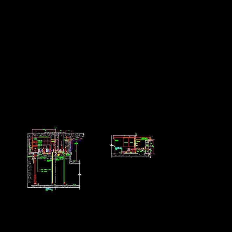 Pump Room DWG Section for AutoCAD • Designs CAD