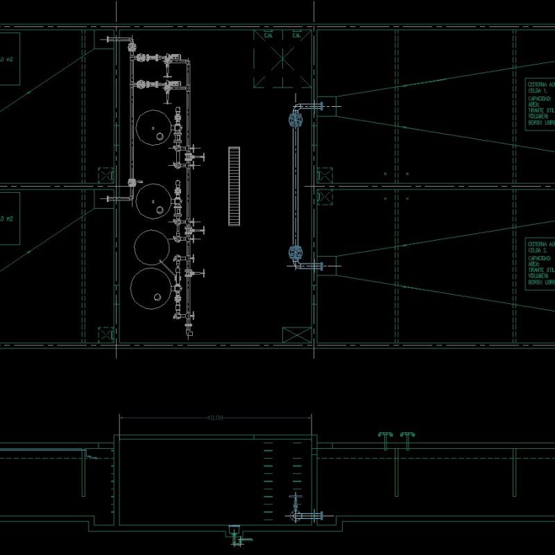 Pump Room With Pressure Reducing Stations DWG Block for AutoCAD ...