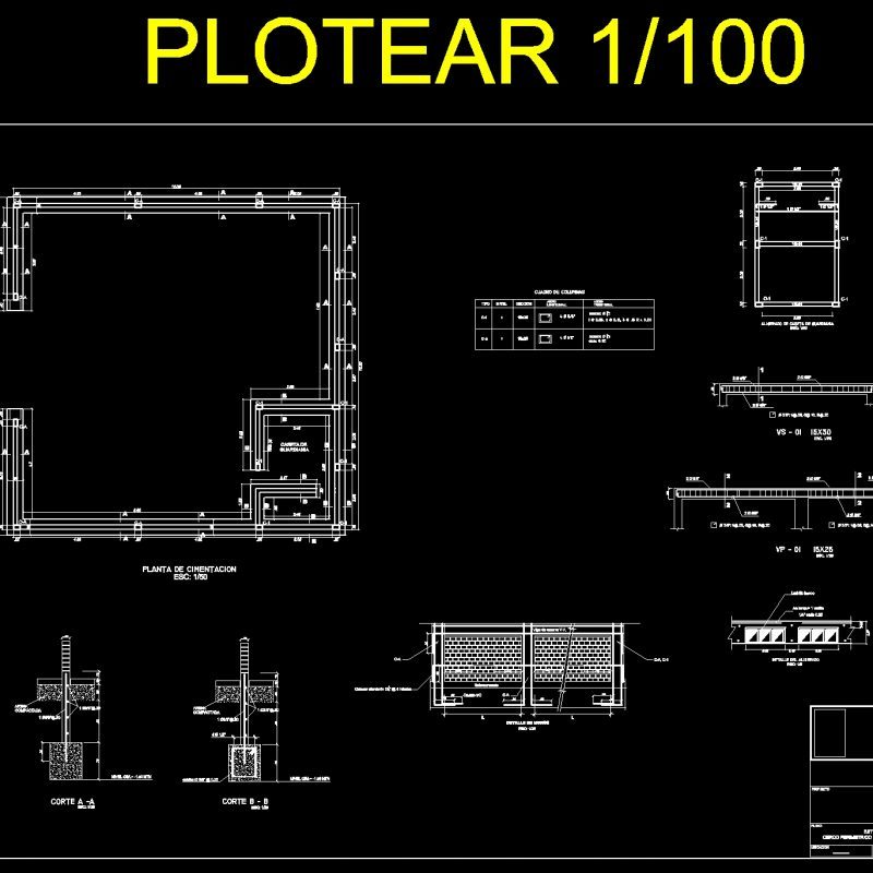 Pumping House Details DWG Detail for AutoCAD • Designs CAD