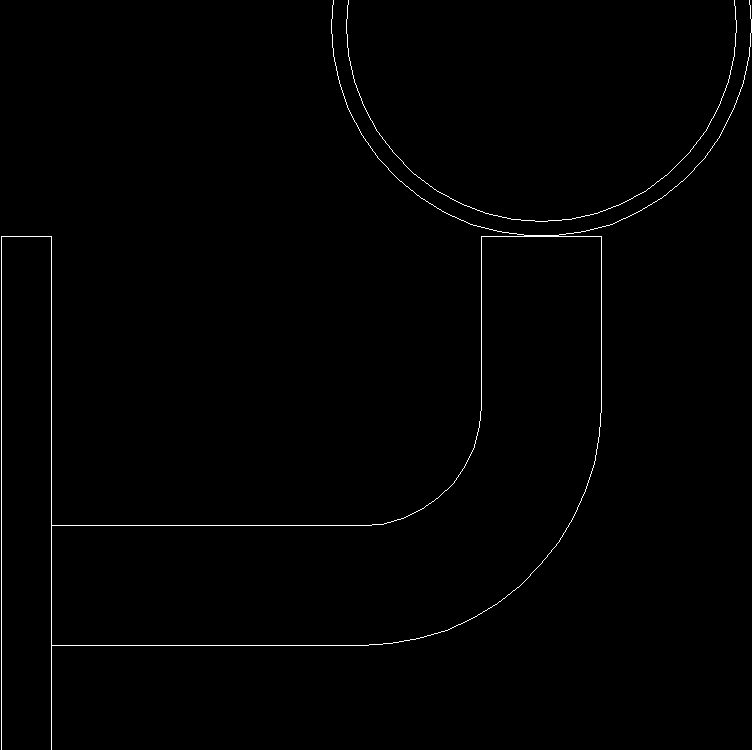 Railing Support DWG Block for AutoCAD | DesignsCAD