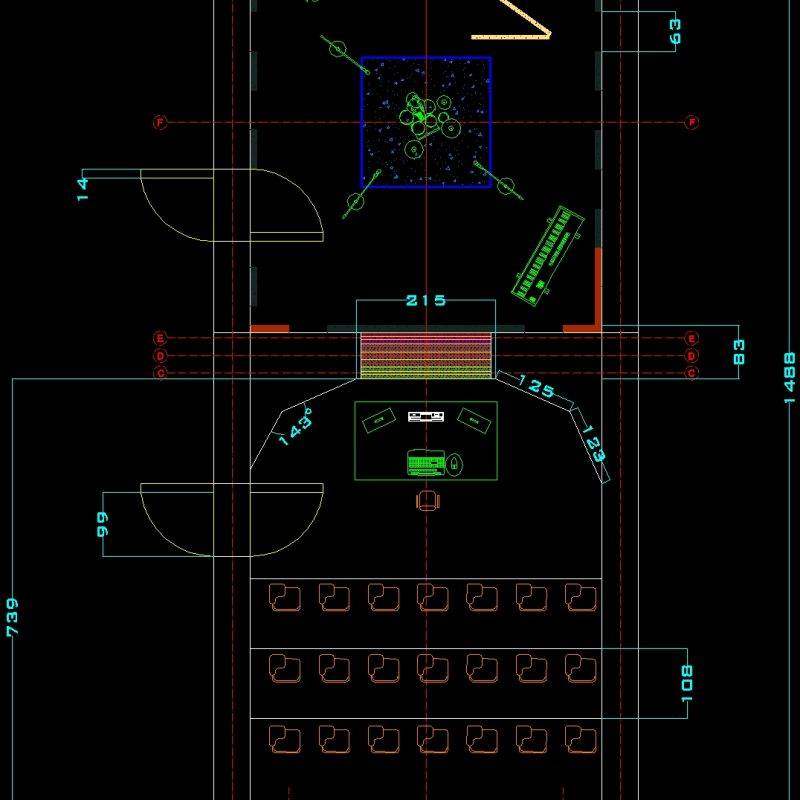 Recording Studio DWG Block for AutoCAD • Designs CAD