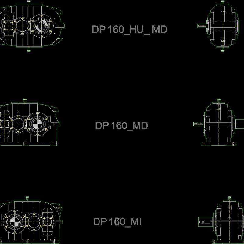 Reducing Dp 160 DWG Model for AutoCAD • Designs CAD