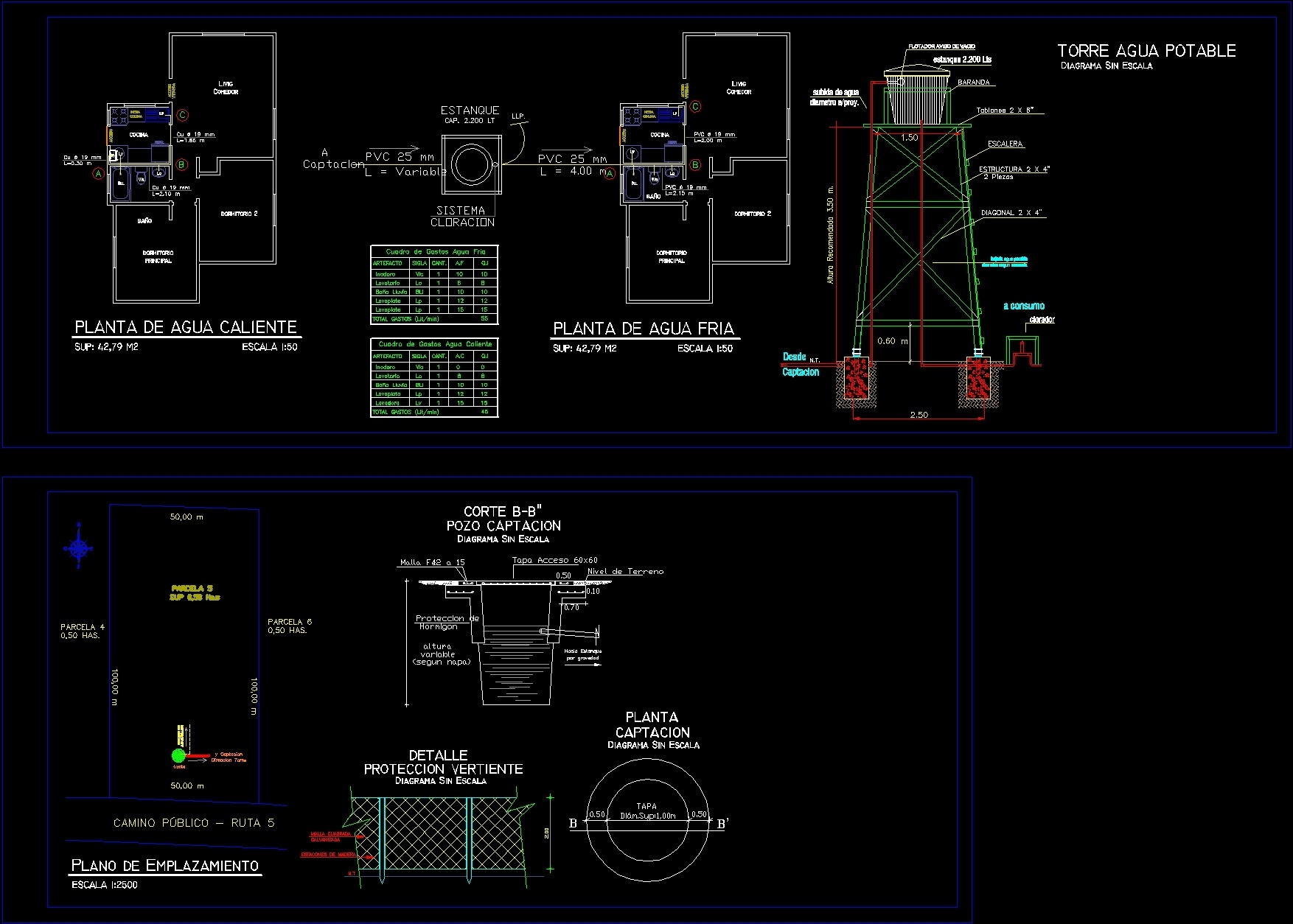 Rural Water Supply Project DWG Full Project for AutoCAD • Designs CAD