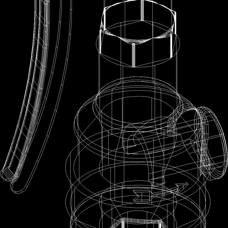 Safety Valve 3D DWG Model for AutoCAD | DesignsCAD