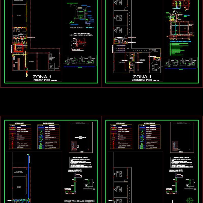 Sanitary Installations DWG Block for AutoCAD • Designs CAD