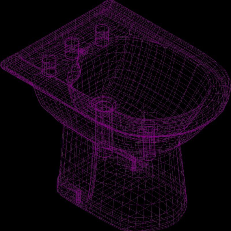 Sanitary Sets 3D DWG Model for AutoCAD • Designs CAD