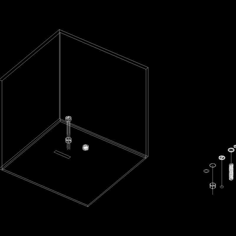 Screw 3D DWG Model for AutoCAD • Designs CAD
