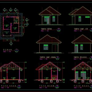 Security Guard House DWG Block for AutoCAD | Designs CAD