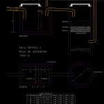 Septic Tank And Absorption Trench DWG Detail for AutoCAD • Designs CAD