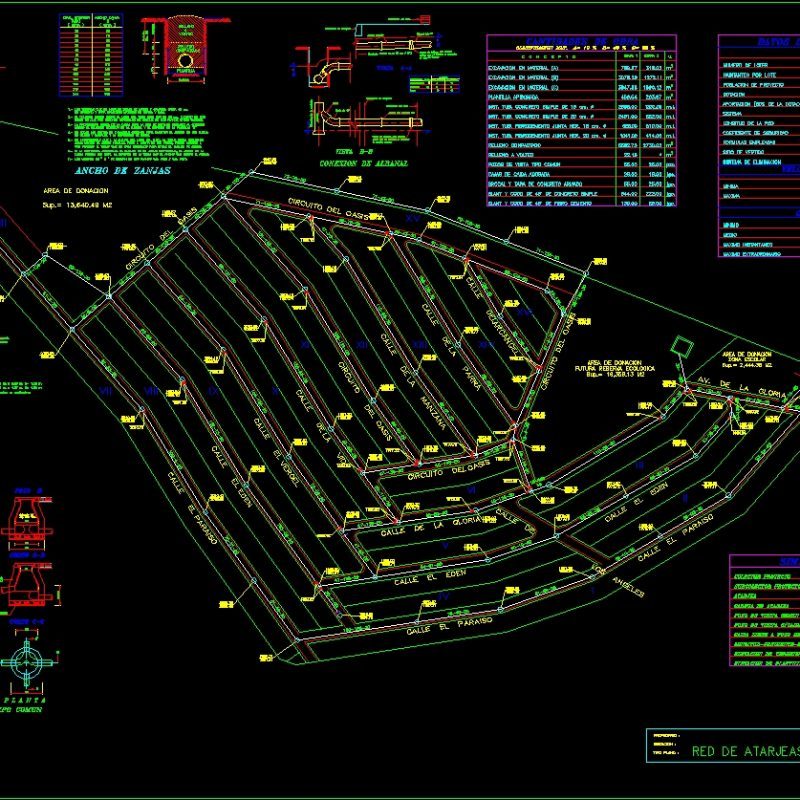 Sewer System 2D DWG Section for AutoCAD • Designs CAD