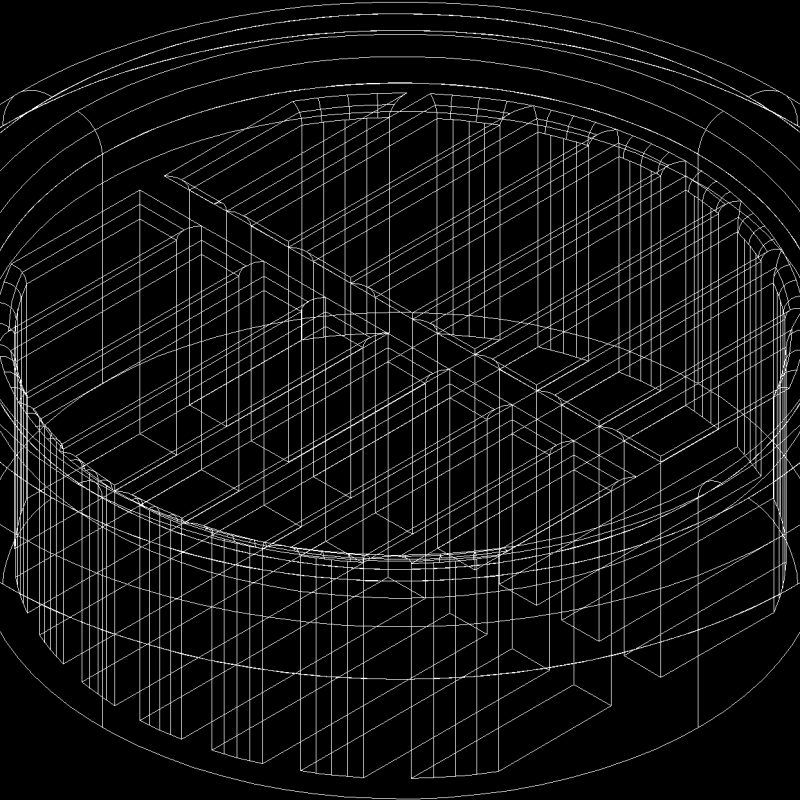 Shower Drain 3D DWG Model for AutoCAD • Designs CAD