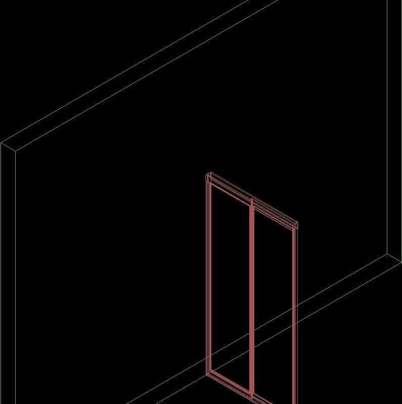 Shower Enclosure 3D DWG Model for AutoCAD • Designs CAD