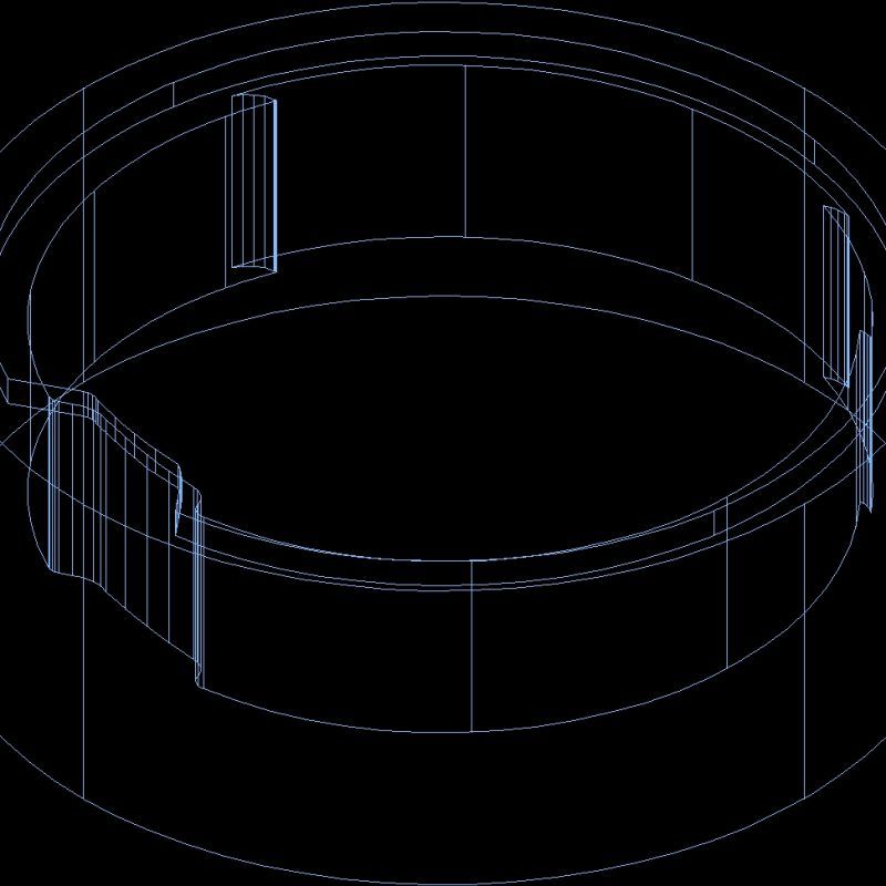 Simple Jacuzzi 3D DWG Model for AutoCAD • Designs CAD