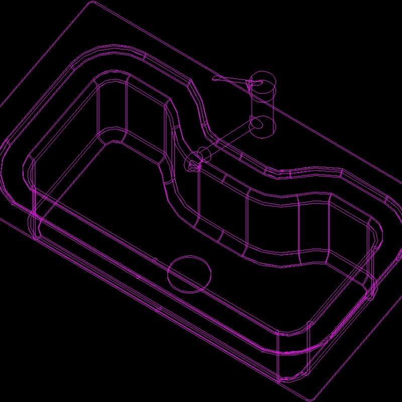Sink 3D DWG Model for AutoCAD • Designs CAD