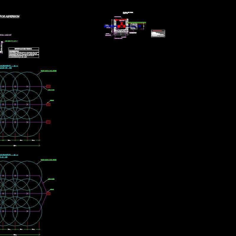 Sprinkling Irrigation DWG Block for AutoCAD • Designs CAD