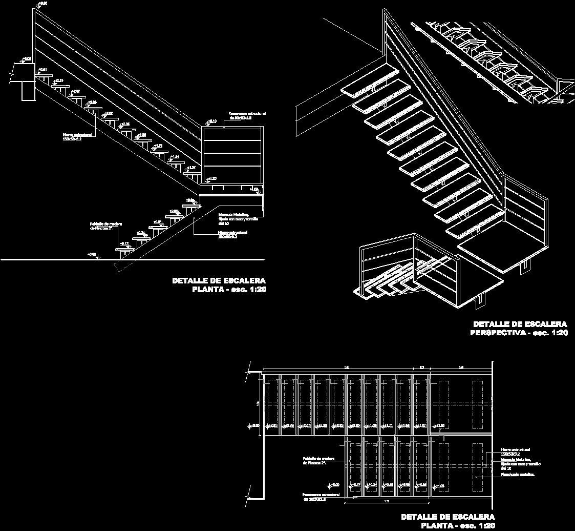 Stairs DWG Detail For AutoCAD Designs CAD