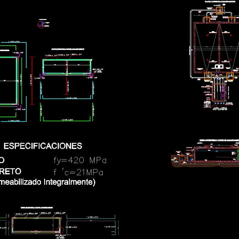 Storage Tank DWG Block for AutoCAD • Designs CAD