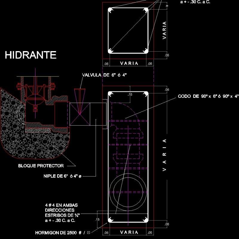 Street Hydrant DWG Block for AutoCAD • Designs CAD