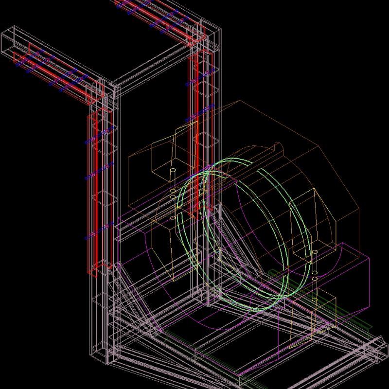 Support Structure Anchor Block 3D DWG Model for AutoCAD • Designs CAD