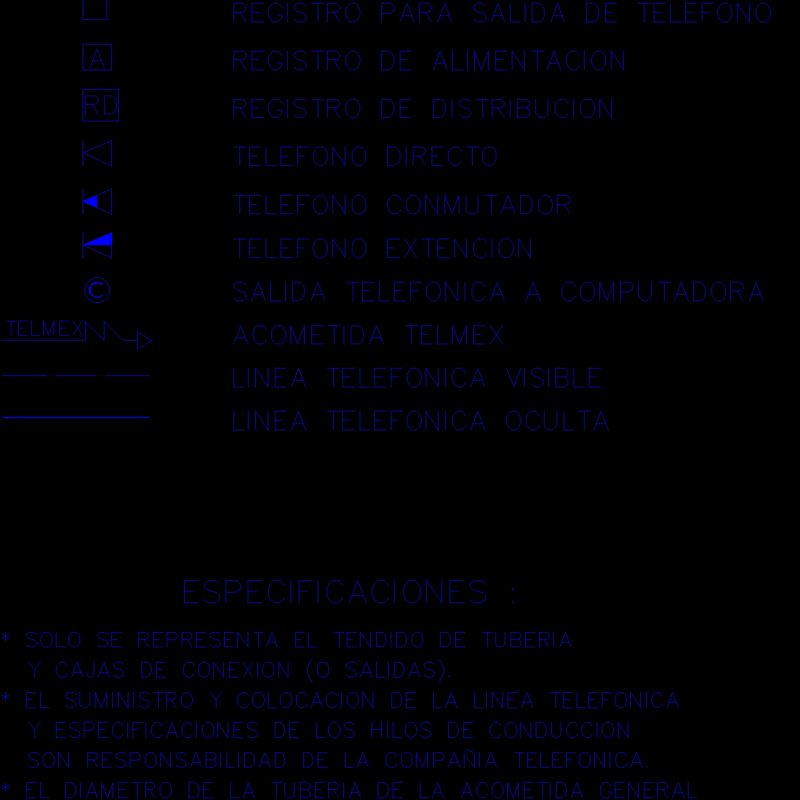 Symbols Phone Installations DWG Block for AutoCAD • Designs CAD