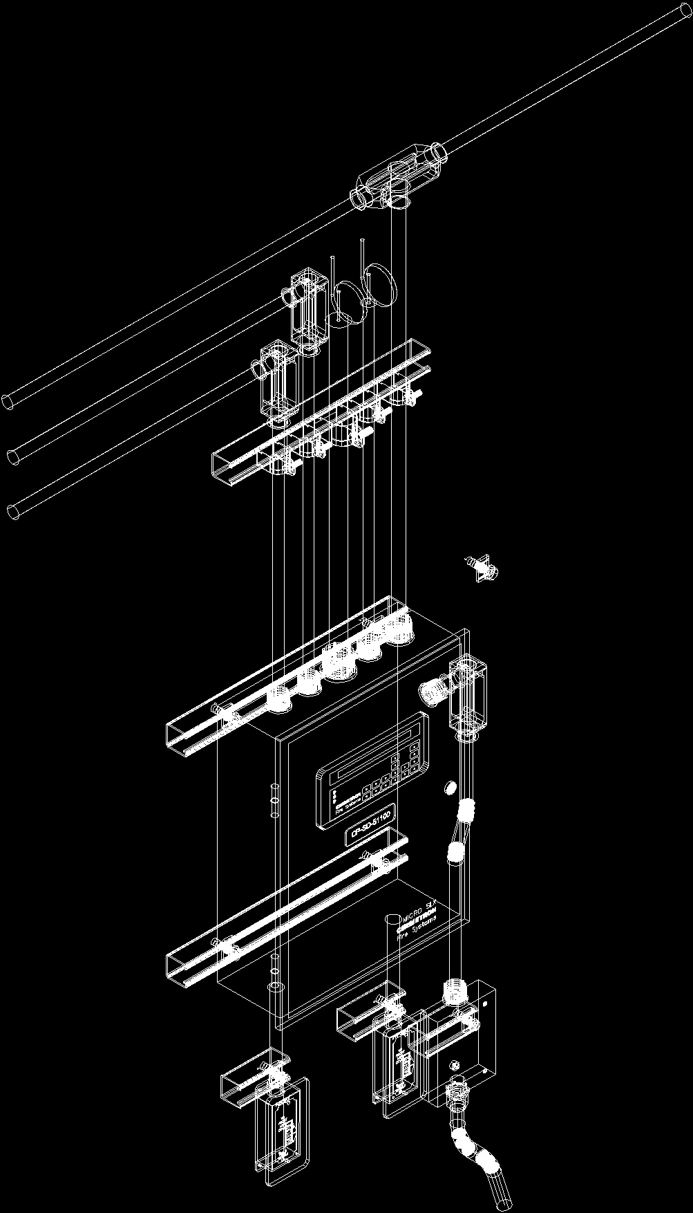 System Control Panel -- Fire Protection 3D DWG Model for AutoCAD ...
